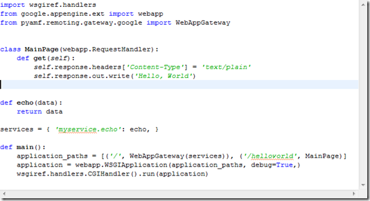 阿莫的學習旅程: GAE+Python+PyAMF+Flex進階（一）：Python Project + Flex Project